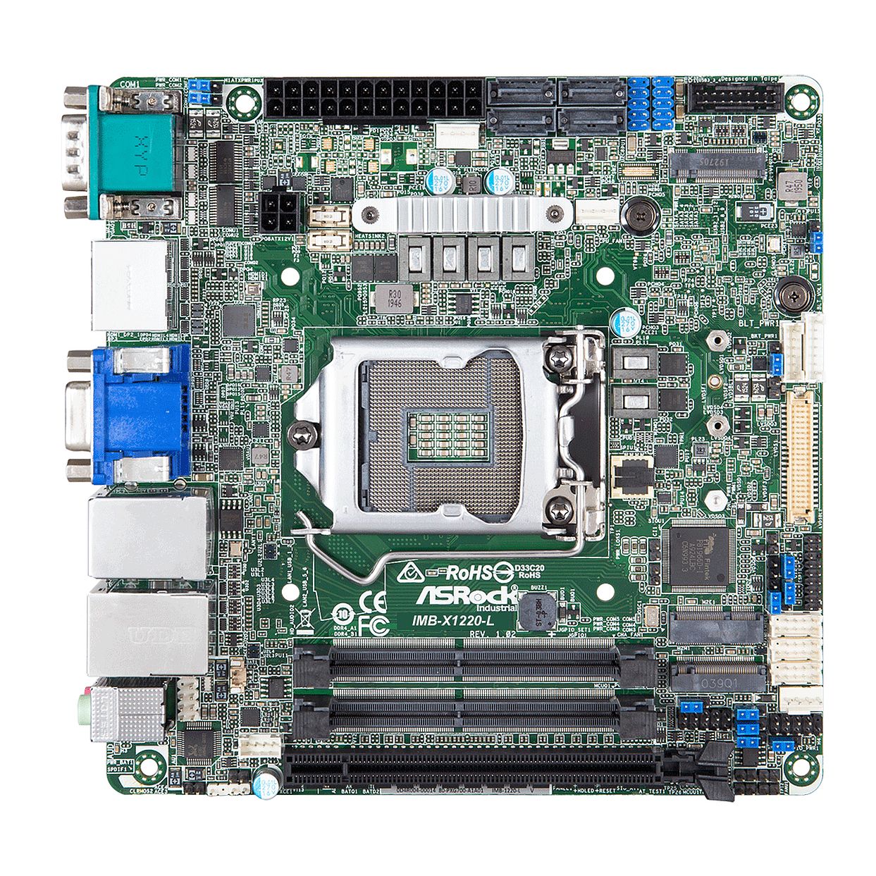 ASROCK Industrial IMB-X1220-L - Mini-ITX Single-Board-Computer