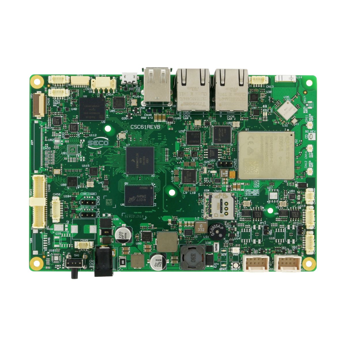 SECO SBC-3.5-MX8M-Mini - 3.5" SBC Single-Board-Computer