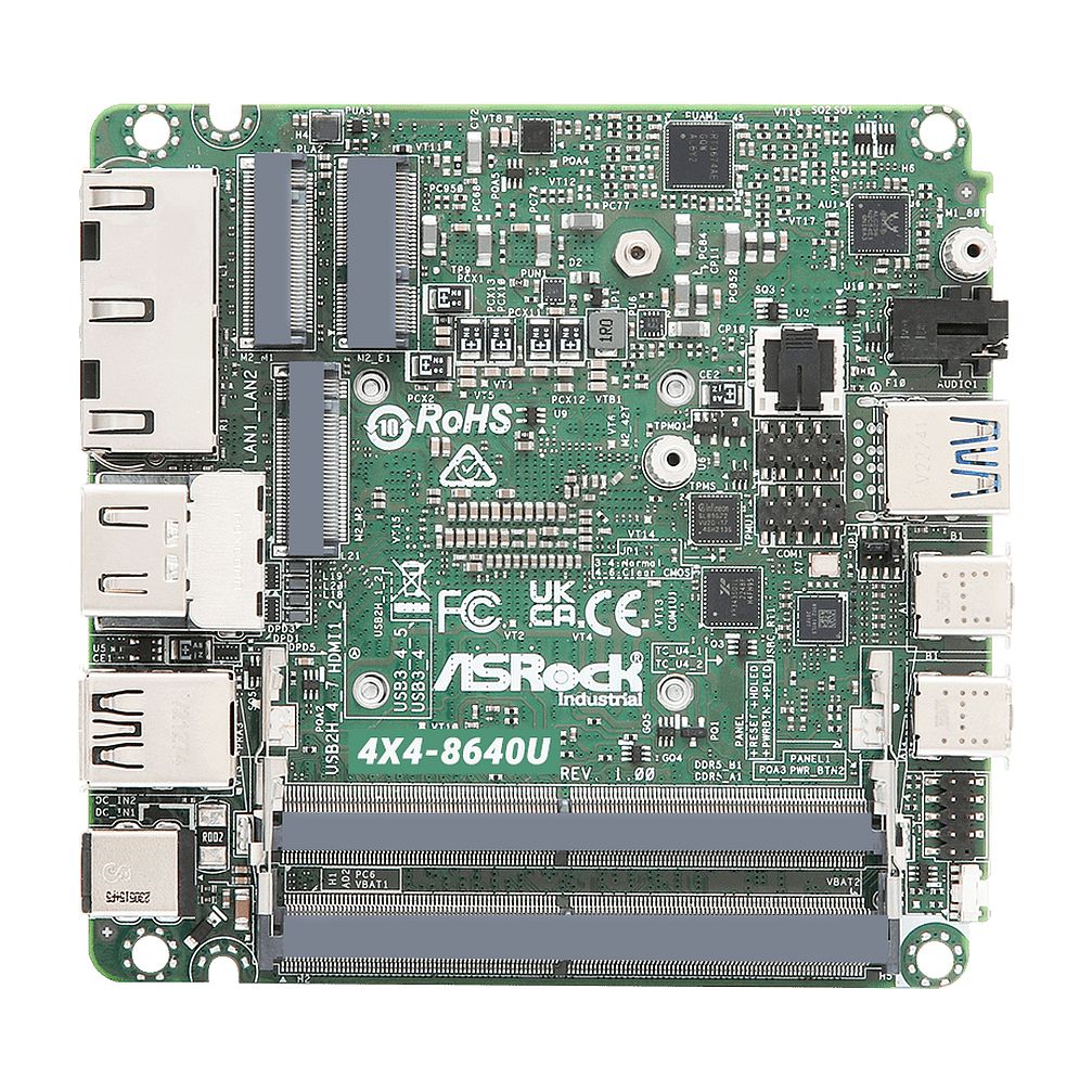 ASROCK Industrial 4X4-8640U - 4X4 Single-Board-Computer