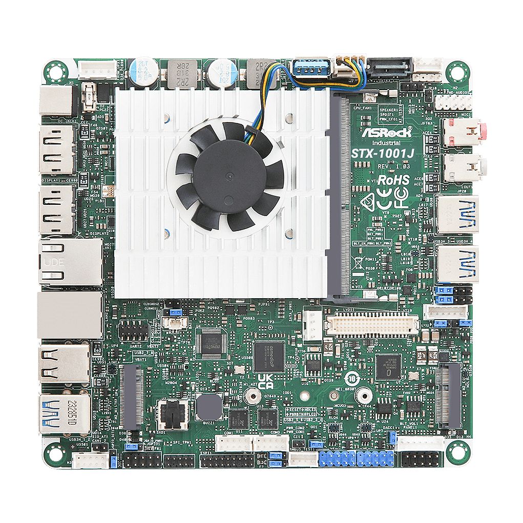 ASROCK Industrial STX-1001J - Mini-STX Motherboard with Intel® Elkhart Lake