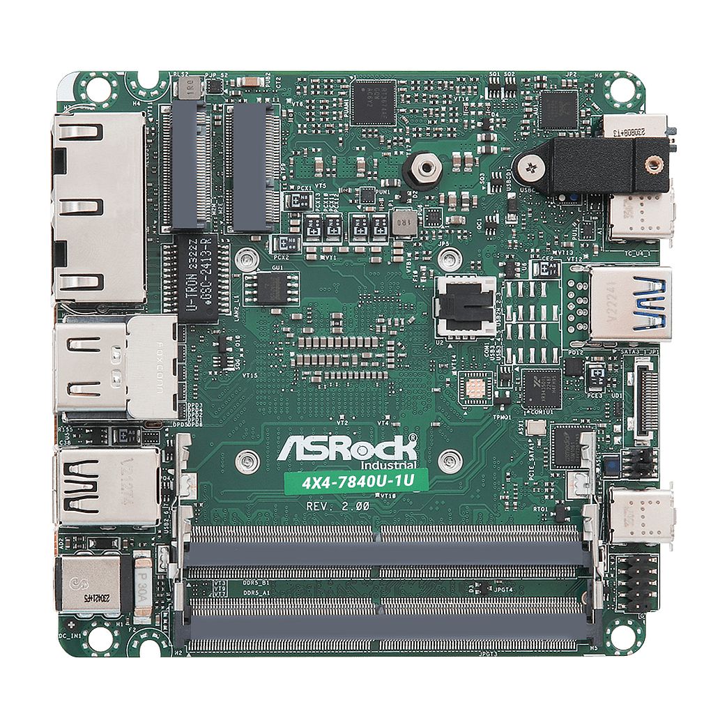 ASROCK Industrial 4X4-7840U-1U - 4X4 Single-Board-Computer