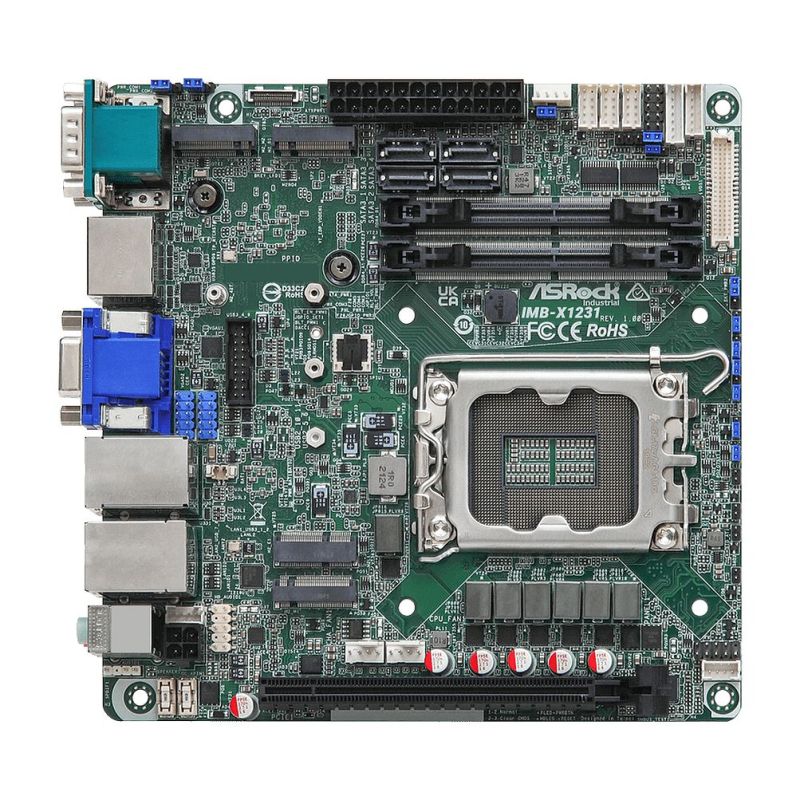 ASROCK Industrial IMB-X1231 - Mini-ITX Single-Board-Computer with Intel® Raptor Lake