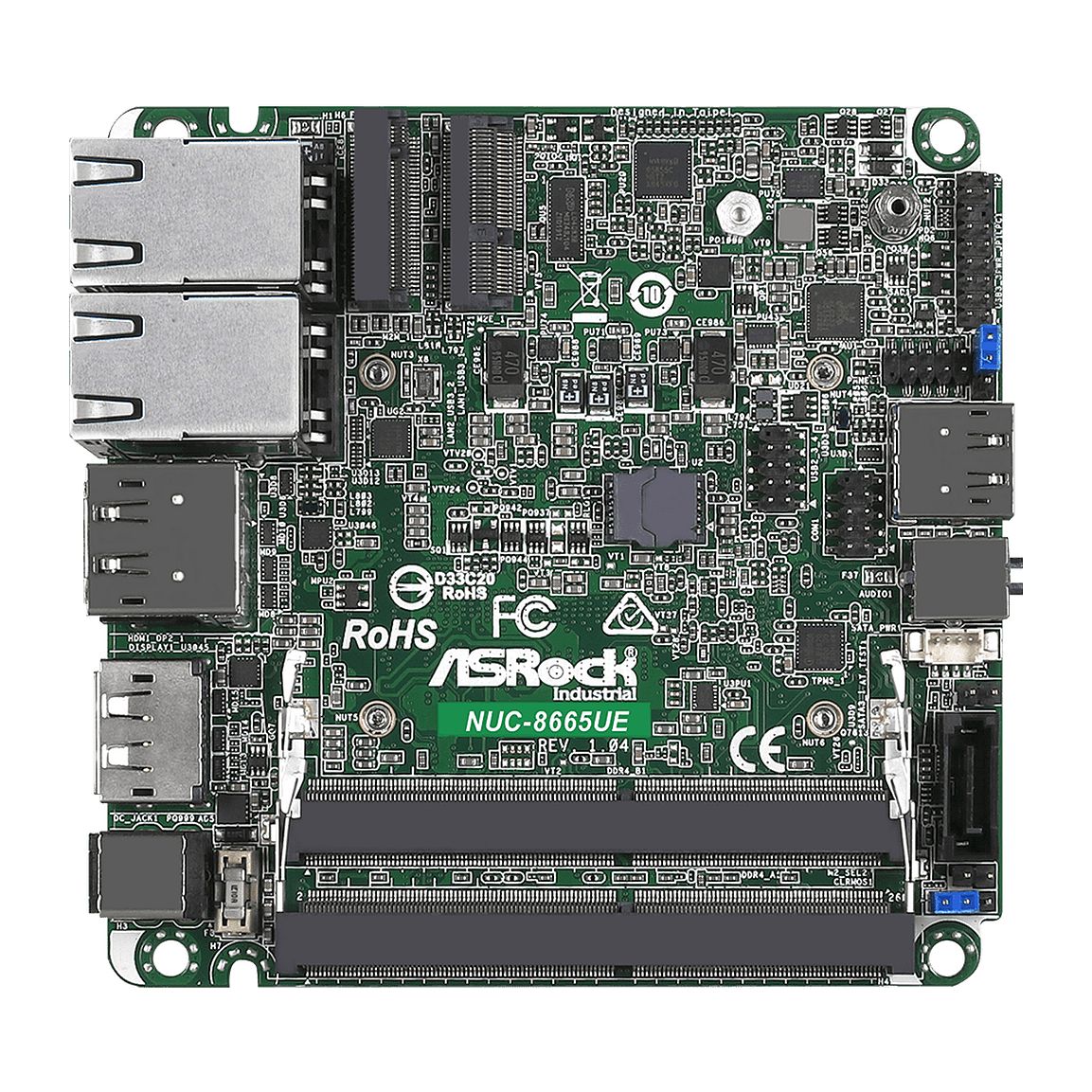 ASROCK Industrial NUC-8665UE - NUC Single-Board-Computer with Intel ...